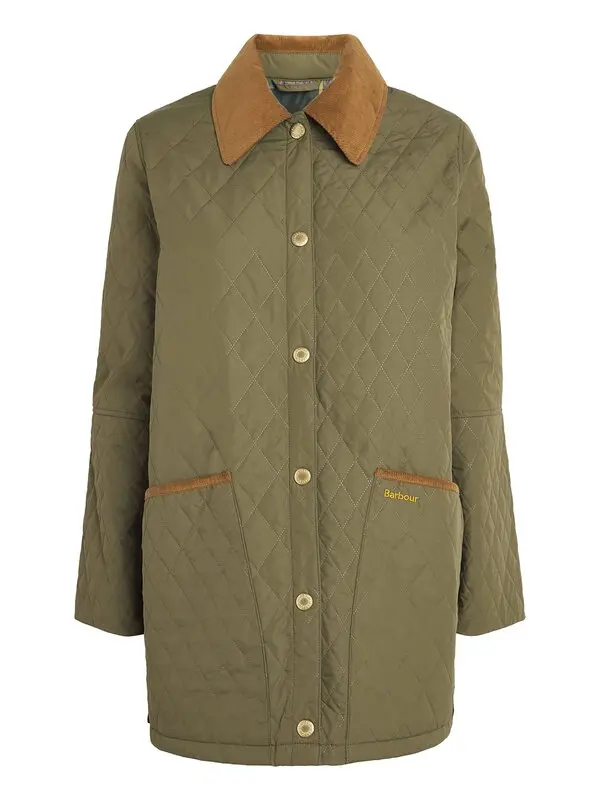 Barbour Quilted Goldmire Jacket - Green