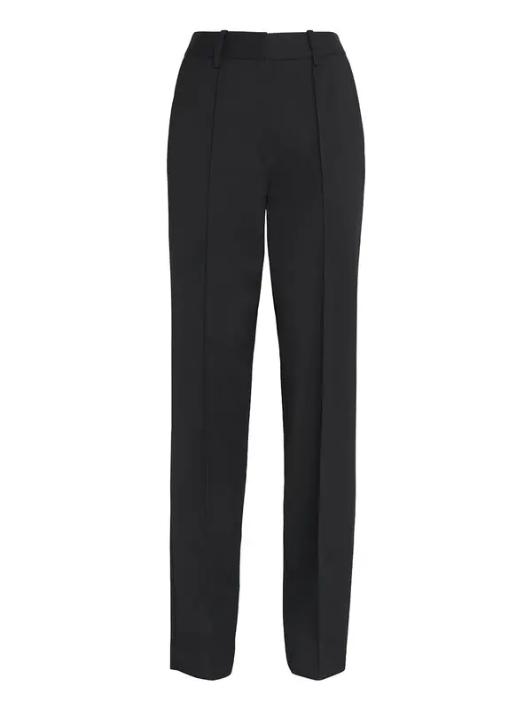 Claudie Pierlot Straight Tailored Trousers - Black