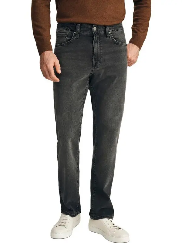 34 Heritage Charisma Relaxed Straight-leg Jeans - Smoke Brushed Urban