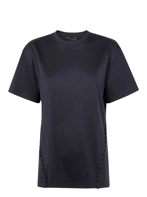 MUGLER Cotton Shirt - Black