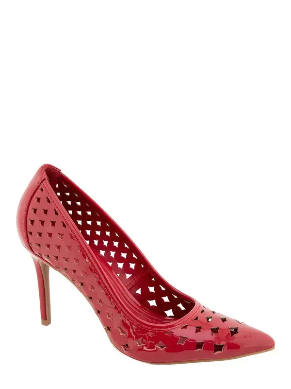 Bcbgmaxazria Bissha Laser-cut Stiletto Pumps - Lipstick