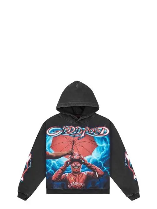GODSPEED Supreme Reign Hoodie - Black Wash