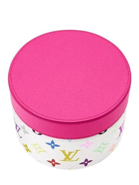 LOUIS VUITTON X Takashi Murakami Martha Round Box Pm - White