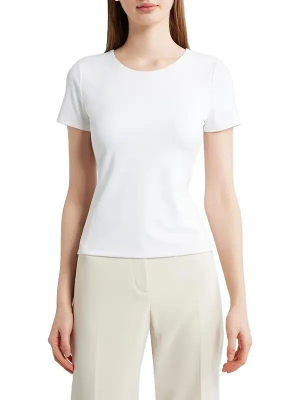 Kobi Halperin Rhianna Stretch Knit T-shirt - White