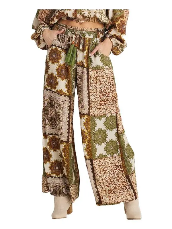 TALISMAN THE LABEL Freedom Wide-leg Pants - Paisley Gardens
