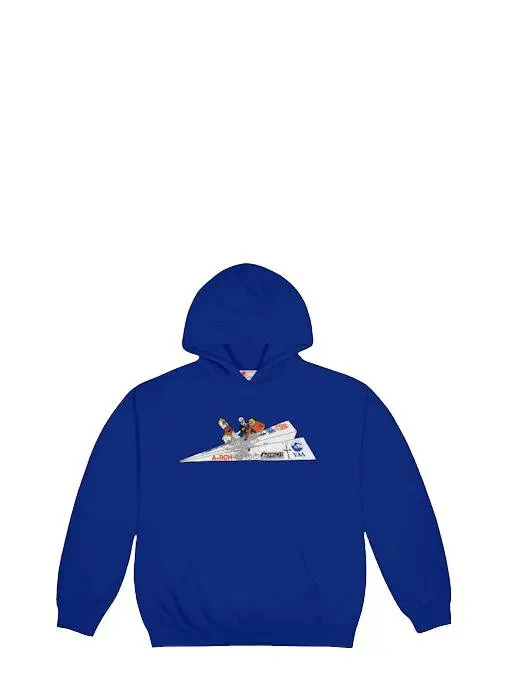 VIRGIL ABLOH Cactus Jack X Arch Paper Plane Hoodie - Blue