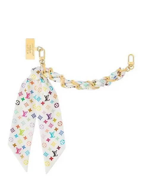 LOUIS VUITTON X Takashi Murakami Foulard Chain Bag Charm - Multicolored