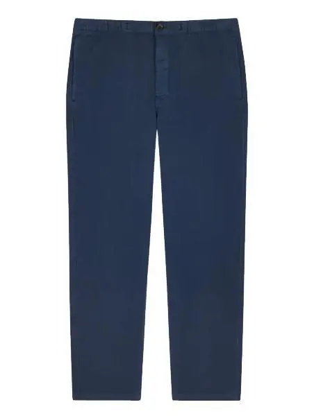 Paul Smith Cotton-blend Cavalry Twill Drawstring Trousers - Blue