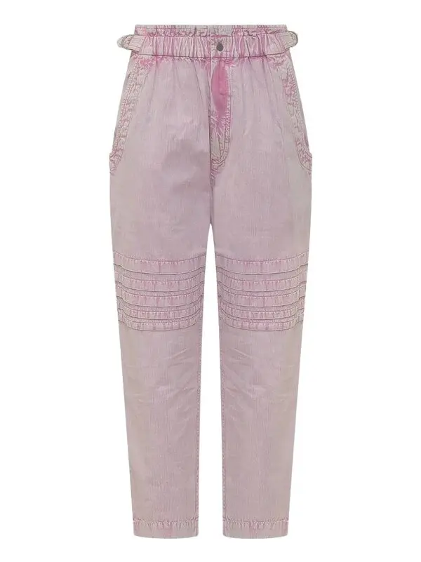 MARANT ETOILE Mellya Cotton Trousers - Pink