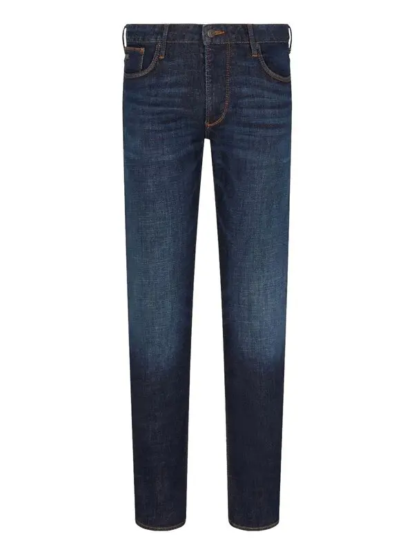 Emporio Armani Denim Cotton Jeans - Blue