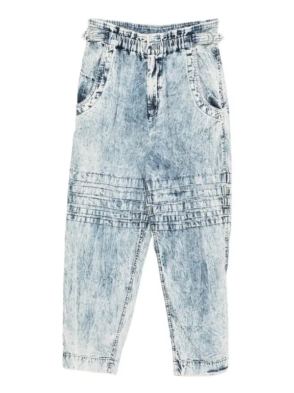 MARANT ETOILE Mellya Cotton Trousers - Sky Blue