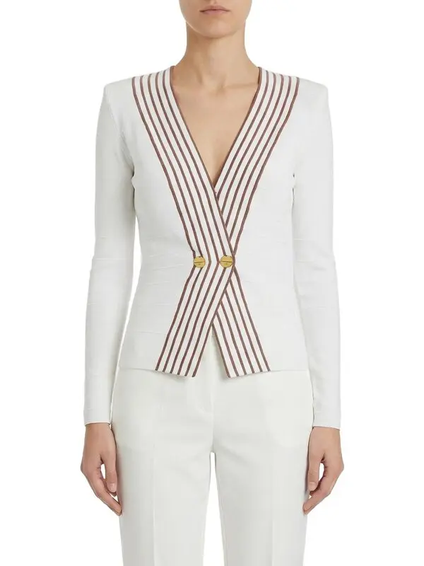 Elisabetta Franchi Top - Ivory