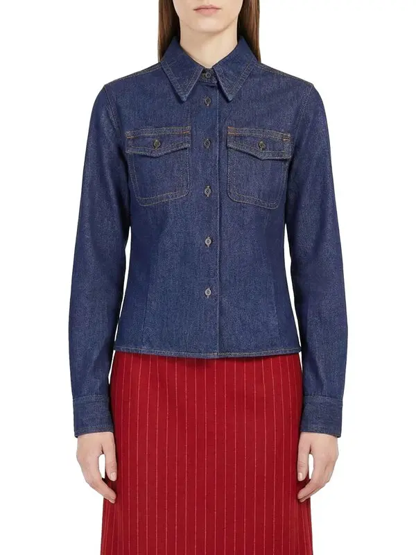 Dries Van Noten Button-up Shirt - Blue
