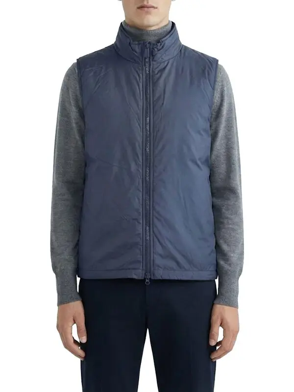 Aspesi Zip-up Vest - Blue