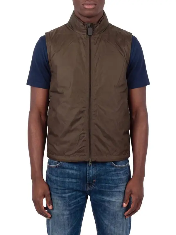 Aspesi Zip-up Vest - Green