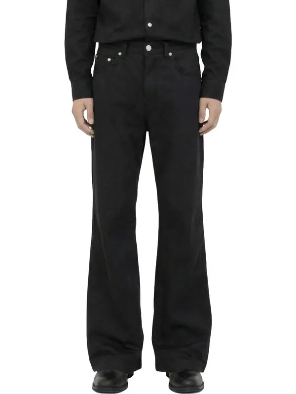 Rick Owens Wide Leg Jeans - Black