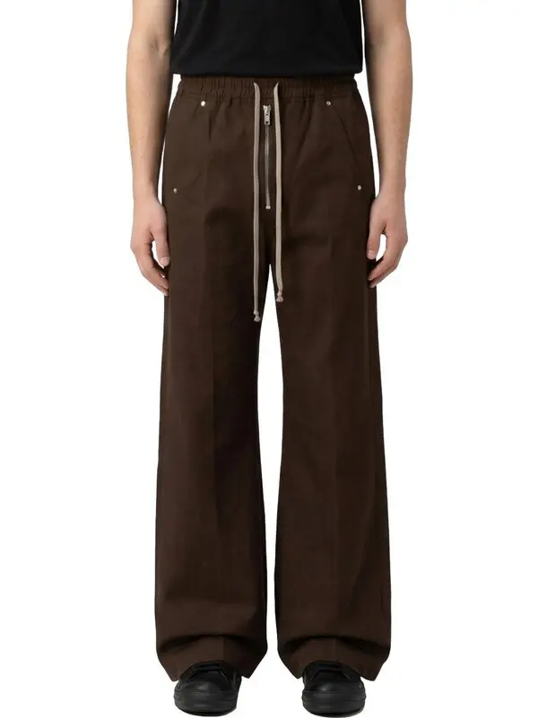 Rick Owens Wide Leg Trousers - Dust