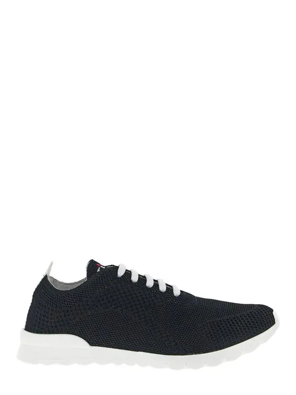 Kiton Lace Up Sneakers - Black