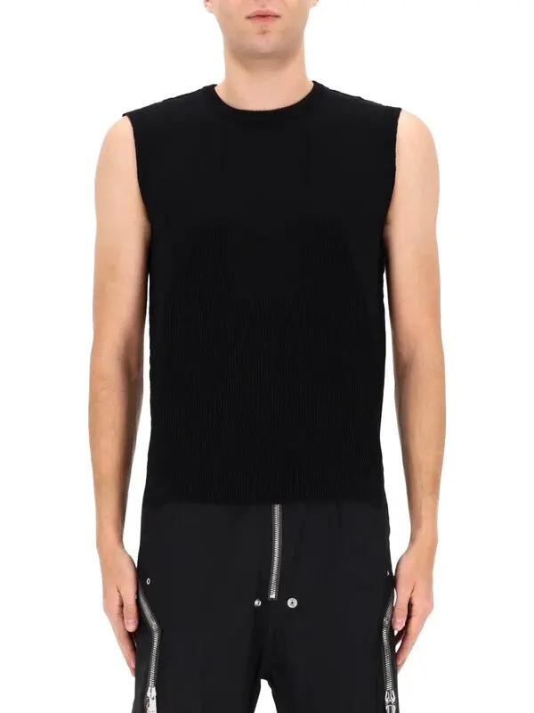 Rick Owens Sleeveless Sweater - Black