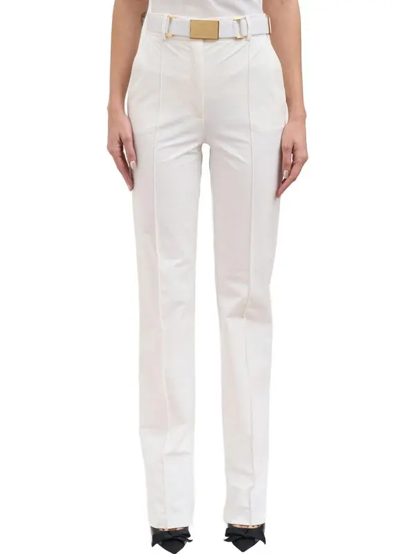Elisabetta Franchi Trousers - Ivory