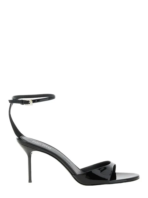 Paris Texas Heeled Sandal - Black
