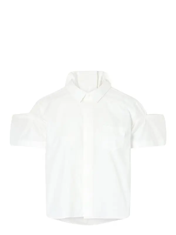 Sacai Poplin Shirt - Neutrals