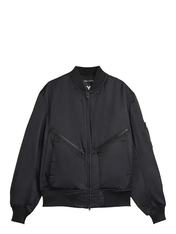Y3 Prt Bomber Jacket - Black