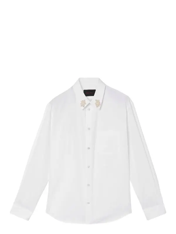 Simone Rocha Classic Shirt With Embroidery - White