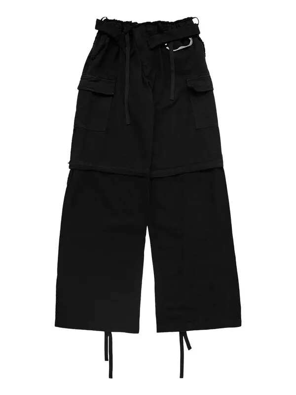 Ottolinger Baggy Cargo Pants - Black
