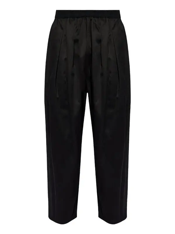 MAISON MARGIELA Coated Pleated Trousers - Black