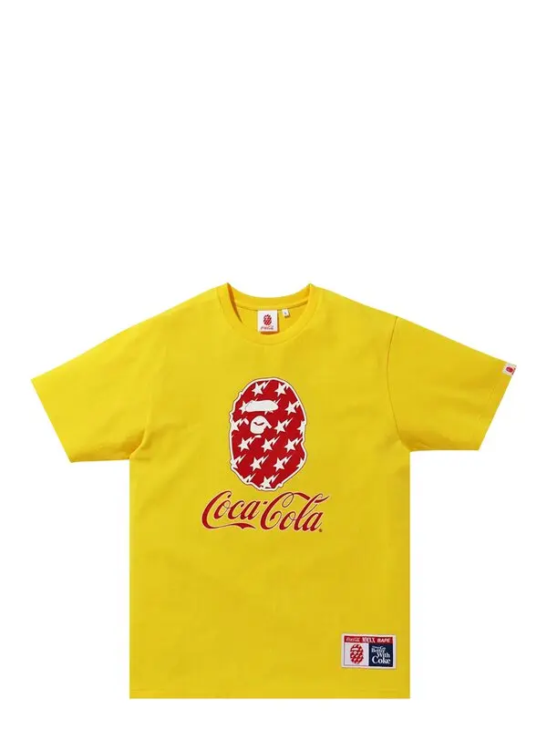 A BATHING APE X Coca Cola Tee - Yellow