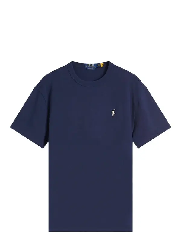 Polo Ralph Lauren Short-sleeve Jersey Knit Crewneck T-shirt - Blue
