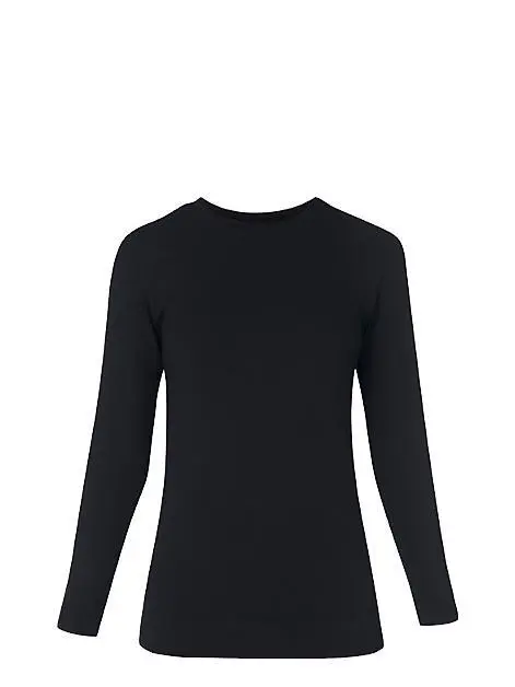 Sweaty Betty Modal Crew Neck Ski Top - Black