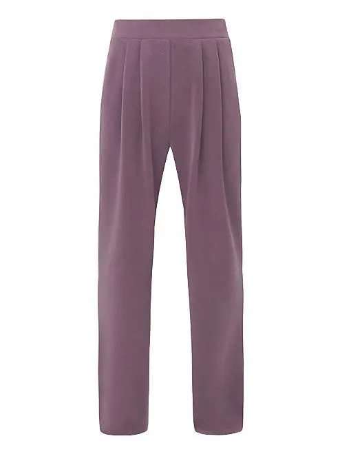 Sweaty Betty Wide-leg Stretch-modal Trousers - Neptune Purple
