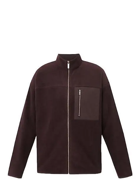 Sweaty Betty Mallow Zip-through Fleece Jacket - Sable Brown