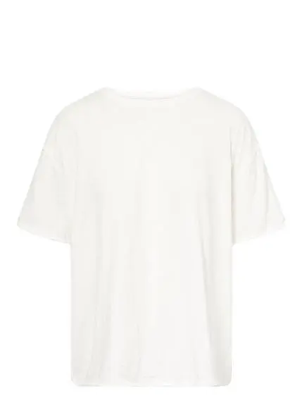 Free People Nina Oversized Cotton T-shirt - Ivory