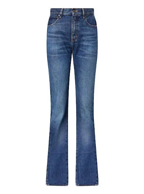 FRAME The Outlaw Boot-cut Denim Jeans - Brazen