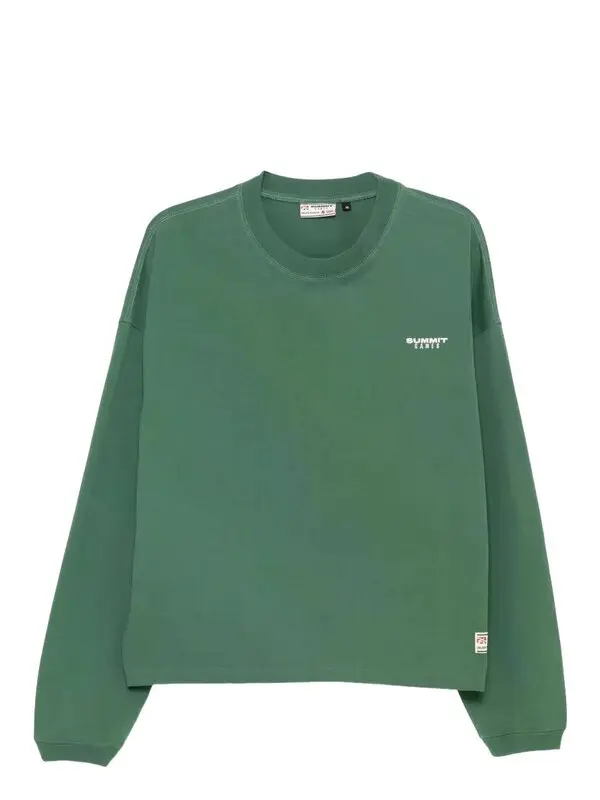 SUMMER GAMES Logo-embroidered T-shirt - Green