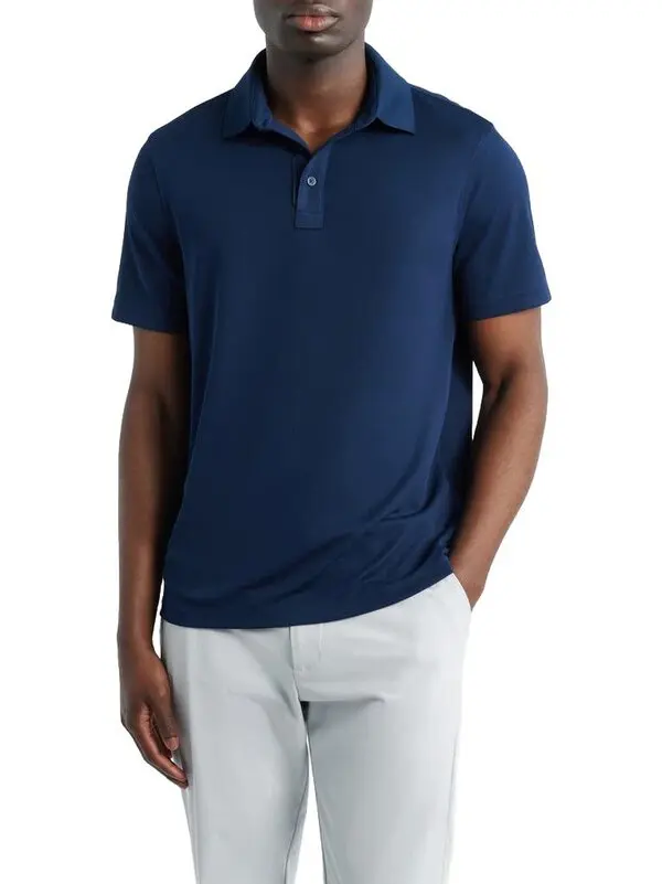 G/fore Essential Performance Piqué Golf Polo - Twilight