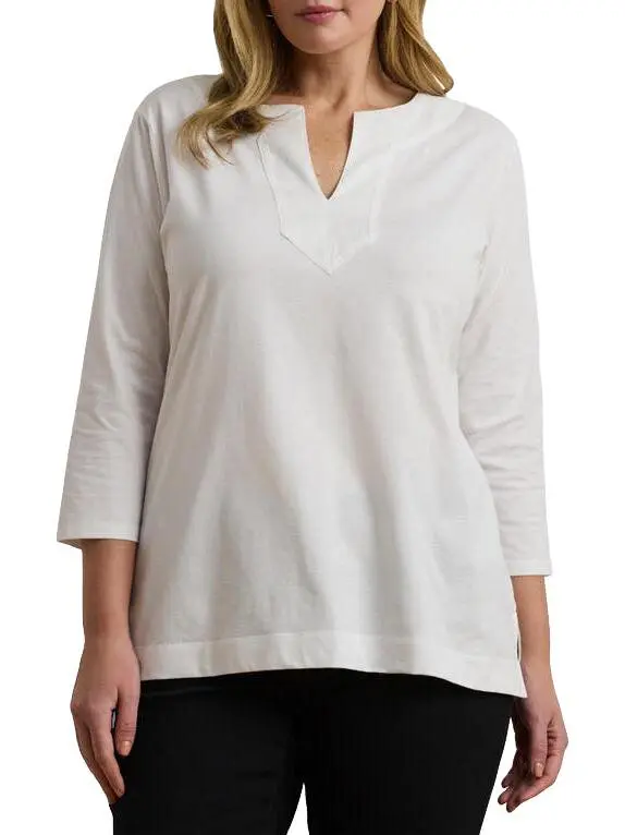 Ralph Lauren Split-neck Tunic - White