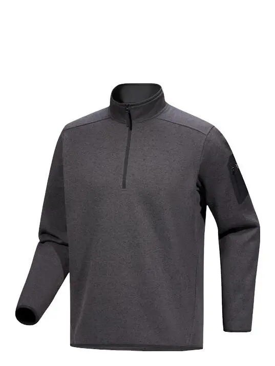 Arc'teryx Covert 1/2 Zipneck Top - Black Heather Ii