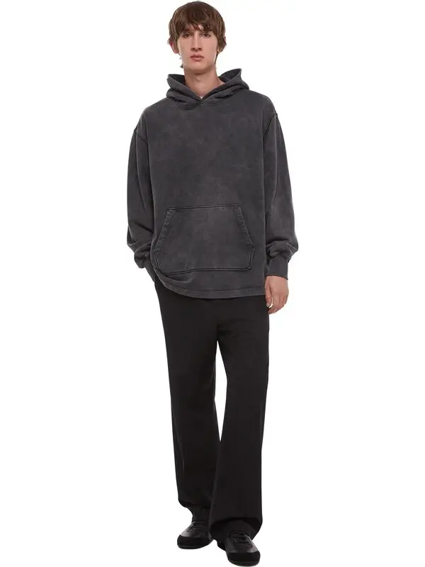 Helmut Lang Garment-dyed Wardrobe Hoodie - Marble Black