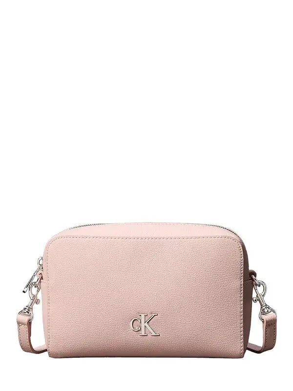 Calvin Klein Minimal Monogram Phone Crossbody - Pale Conch