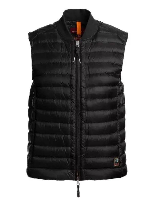PARAJUMPERS Rosanna Quilted Zip-up Gilet - Black