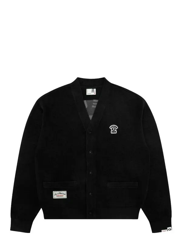 AAPE BY *A BATHING APE® Logo-detail Cardigan - Black