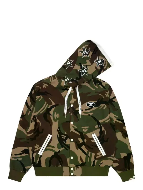 AAPE BY *A BATHING APE® Camouflage Jacket - Green