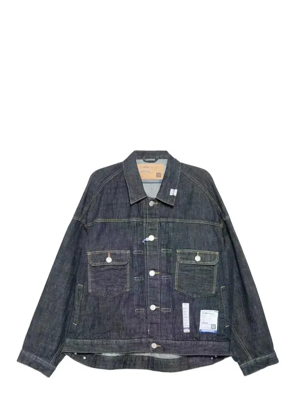 Mihara Yasuhiro Selvedge Denim Trucker Jacket - Blue