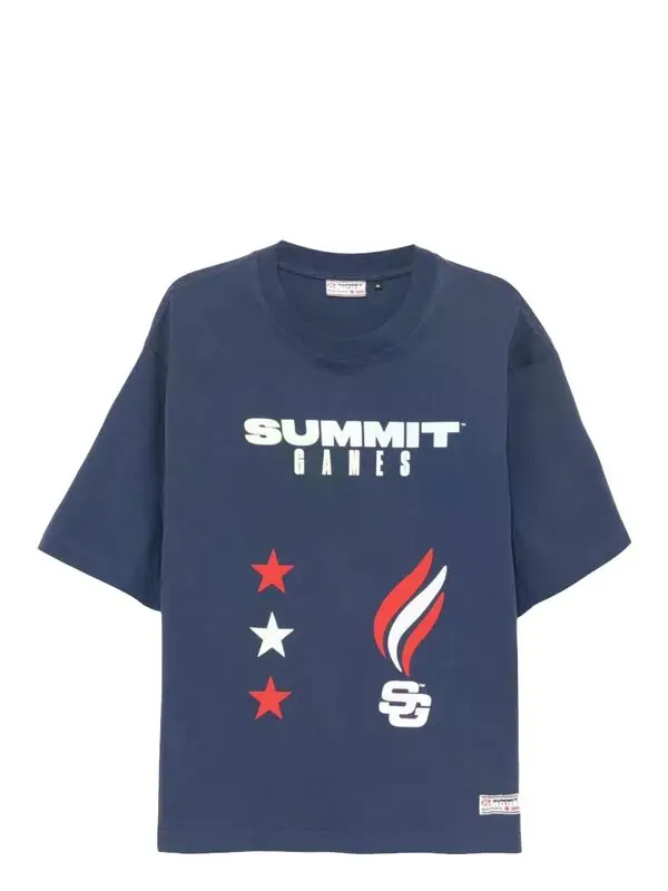 SUMMER GAMES Printed T-shirt - Blue