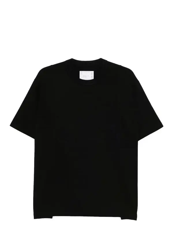 Sacai Cotton T-shirt - Black
