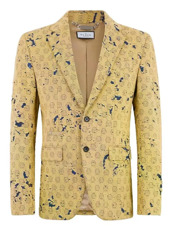 Philipp Plein Single-breasted Blazer - Neutrals